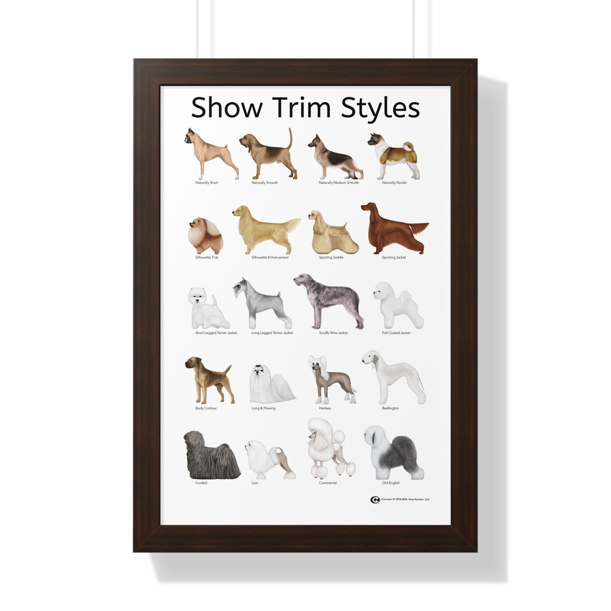 Show Trim Styles Framed Poster – The Nash Collection